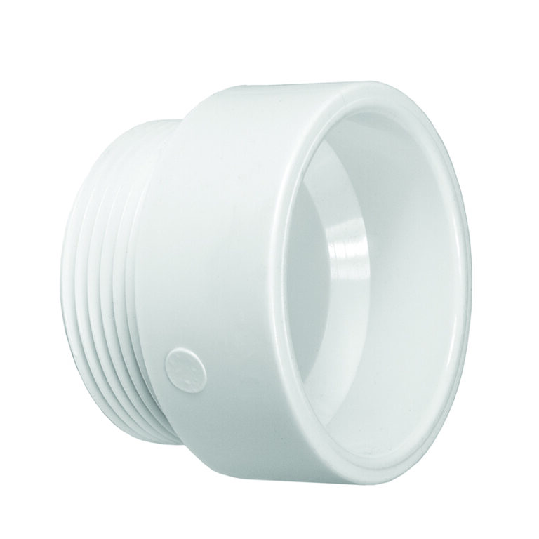 4" SCH 40 PVC DWV MALE X HUB ADAPTER – Equiparts