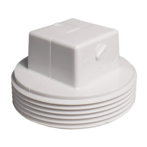 2" SCH 40 PVC DWV PLUG SQUARE HEAD – Equiparts