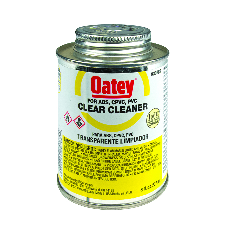 4 OZ PVC HD CLEAR PIPE CLEANER LO-VOC – Equiparts