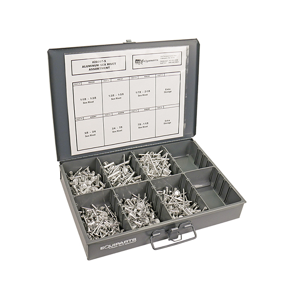 Aluminum Sex Rivet Kit Equiparts