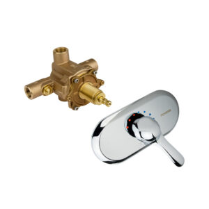 POWERS E420T12 3 PORT 1/2” IPS CONCEALED THERMOSTATIC MIXING VALVE ...