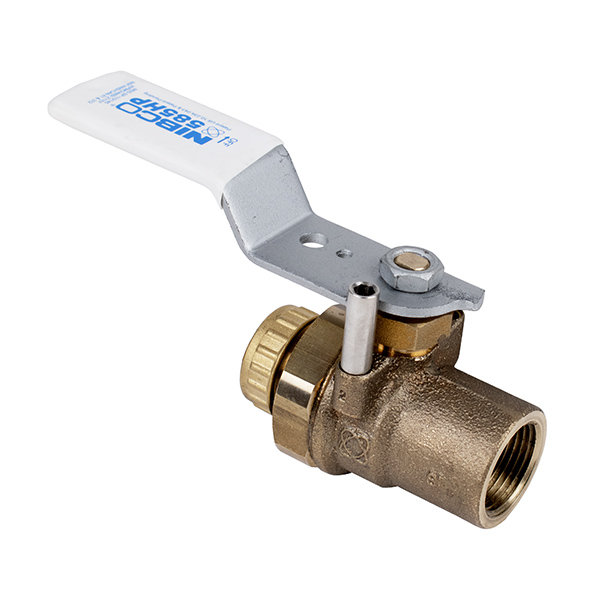 NIBCO S-585HP-LF-HC 3/4” SWEAT X HOSE CAP LF FULL PORT BRONZE BALL ...