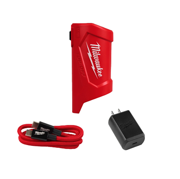 MILWAUKEE 48-59-1211 M12 TOP-OFF POWER SUPPLY & CHARGER WITH USB-C ...