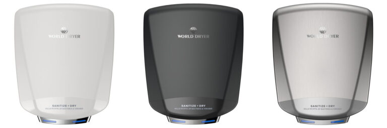 New from World Dryer: SANITIZE + DRY™ Hand Dryers – Equiparts